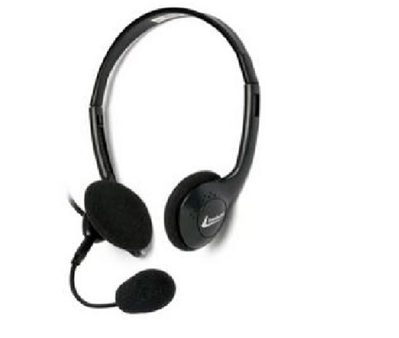 Headset Leadership 3969 com Microfone Preto - Premium Informática
