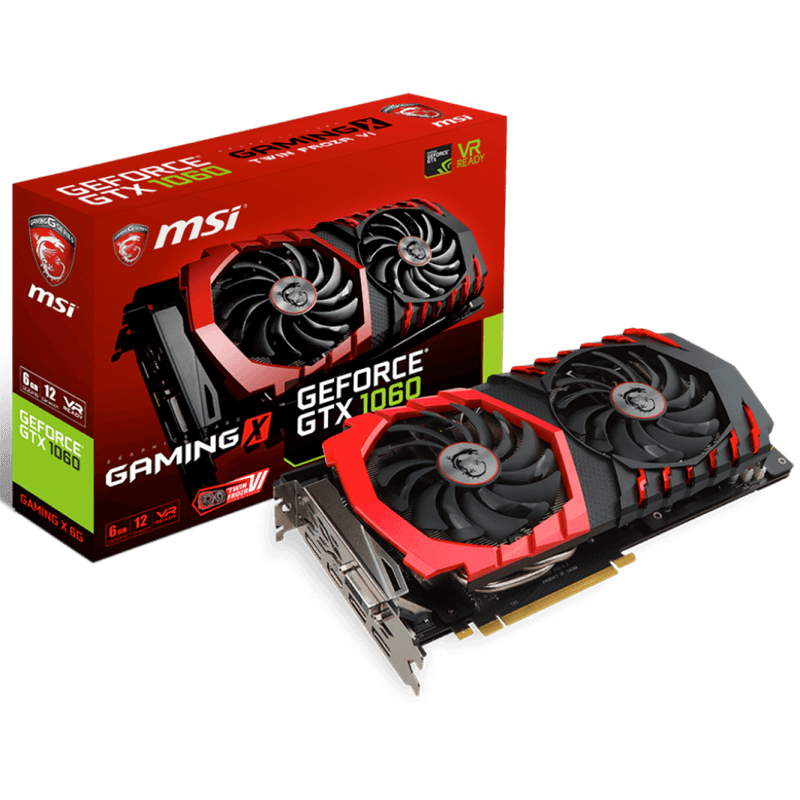 PLACA DE VIDEO MSI GEFORCE GTX1060 GAMING X 3GB DDR5 192BITS - Premium ...
