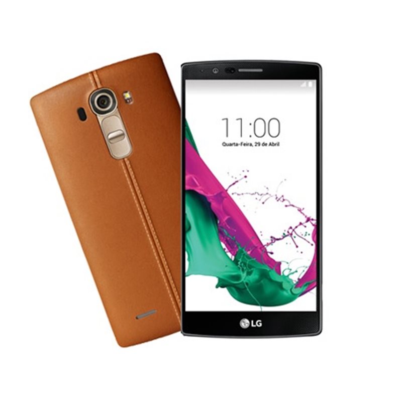 Smartphone LG G4 H818P, 16MP, Tela 5.5", 32GB, 4G, Wifi - Couro Marrom - Premium Informática