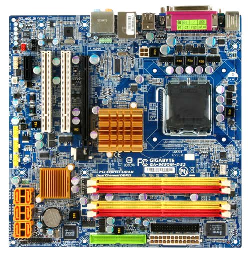 Placa Mãe Chipset Intel Q965/ICH8DO Soquete LGA775 Suporta Memória DDR2 ...