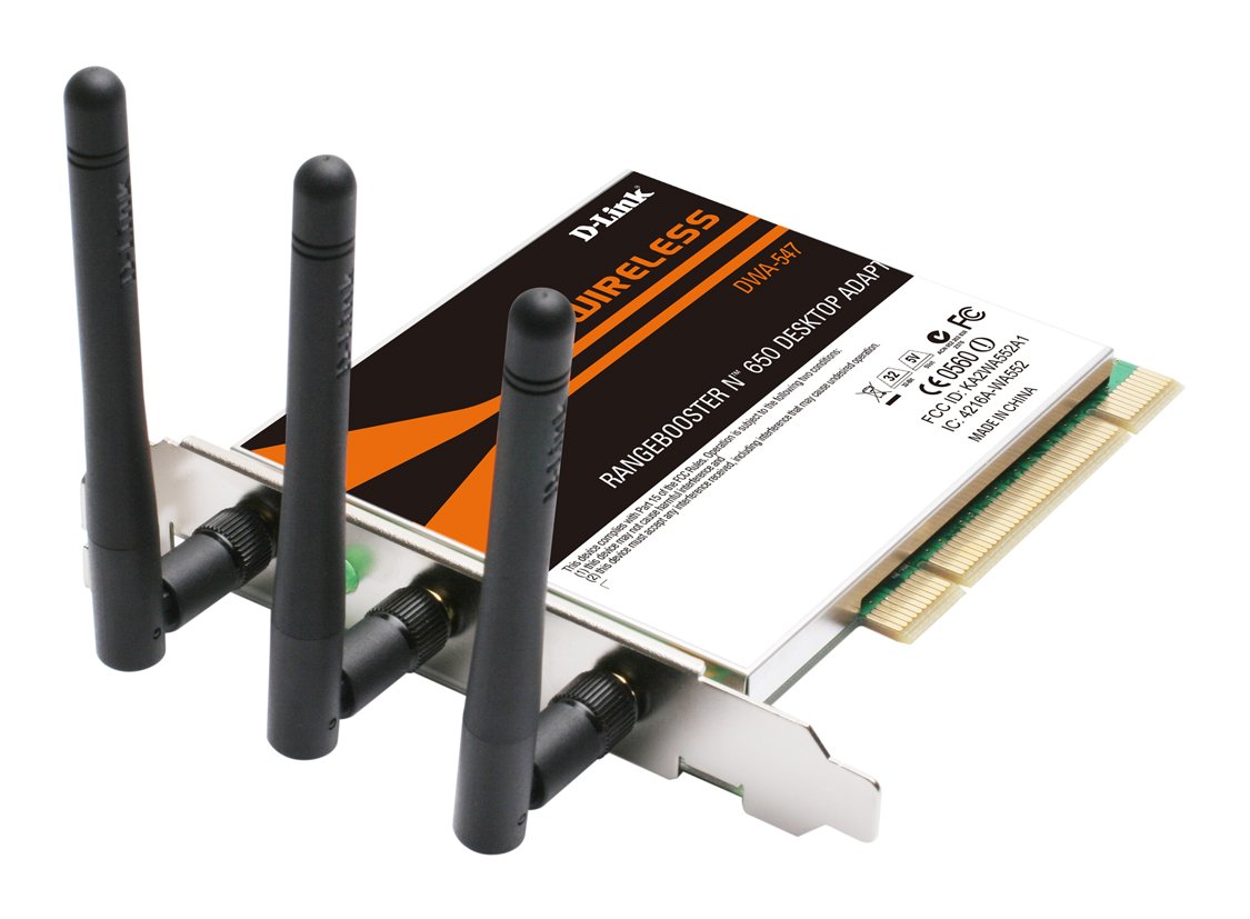 Placa de Rede D-Link PCI Wireless 300Mbps DWA-547 - Premium Computadores