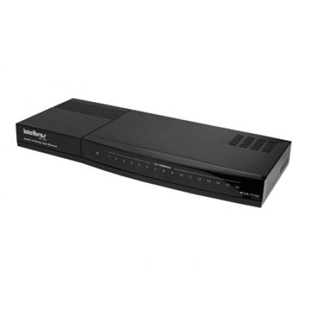 Switch 16 Portas 10/100Mbps Fast Ethernet Função QoS SF1600 - Intelbras ...