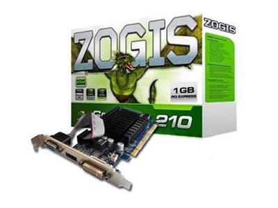 PLACA DE VIDEO GEFORCE GT210 1GB DDR3 ZOGT210-1GD3LP - ZOGIS - Premium Informática