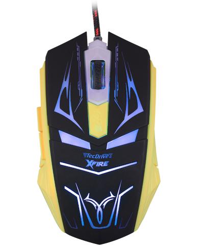 MOUSE GAMER NEITH 3200 DPI 7 BOTÕES AZUL - XFIRE - Premium Computadores
