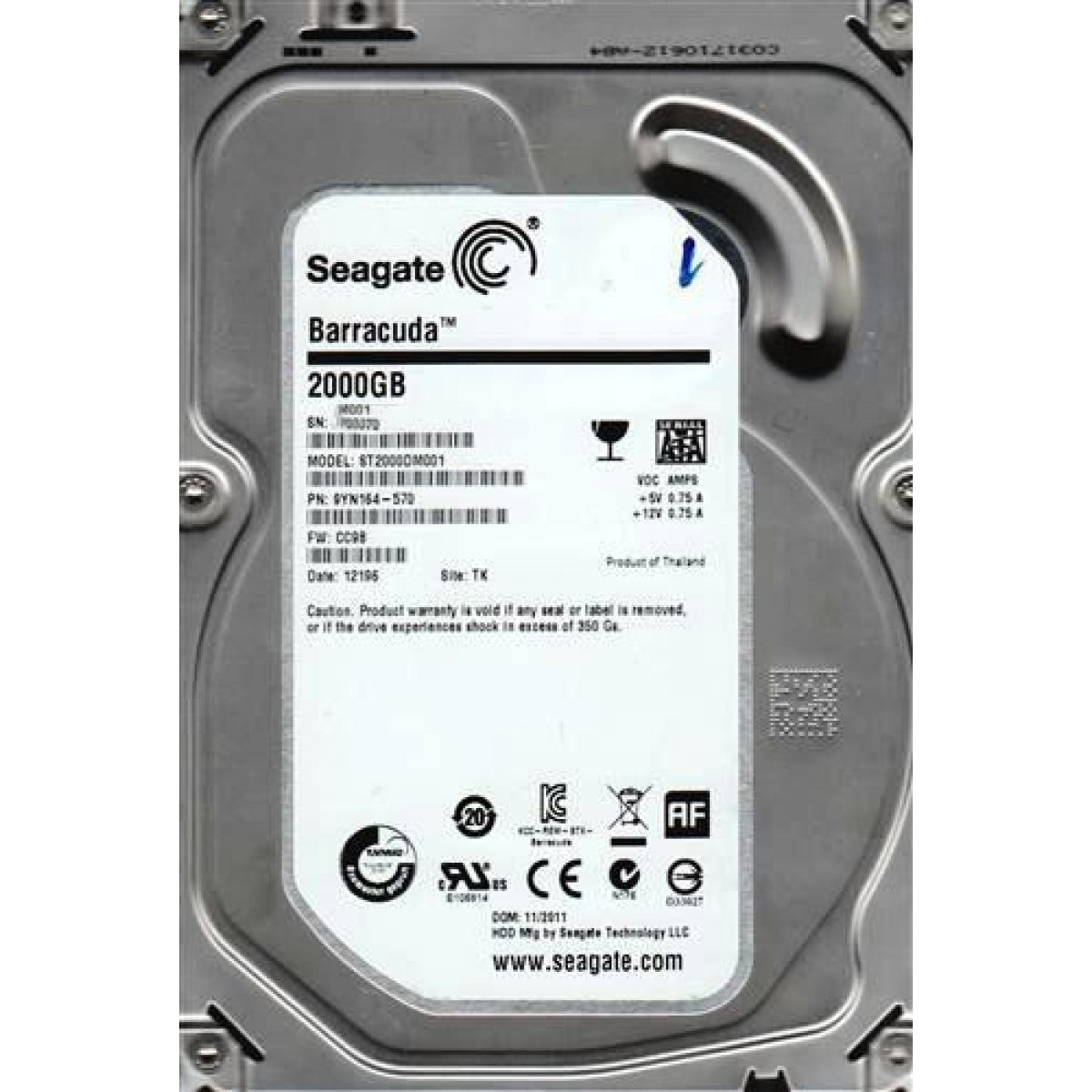DISCO RIGIDO 2TB ST2000VM003 SATA3 PIPELINE - SEAGATE - Premium ...