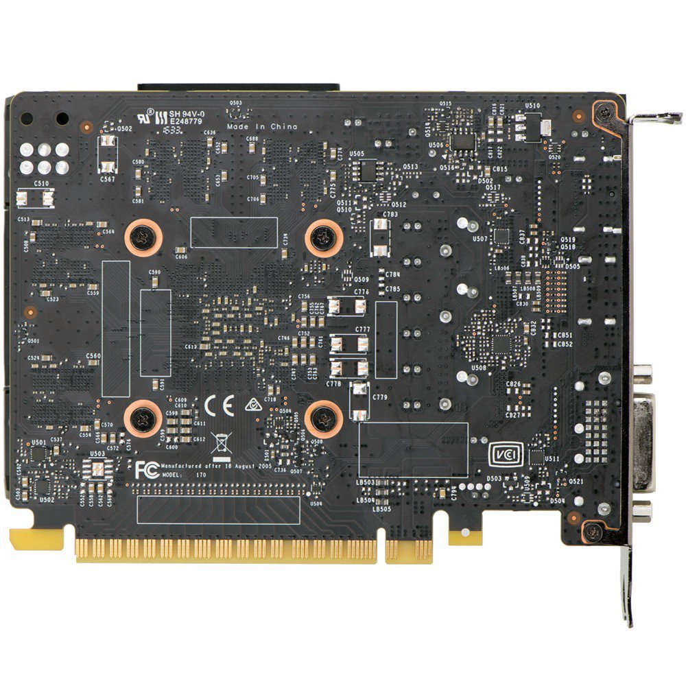 Placa de Vídeo VGA NVIDIA EVGA GEFORCE GTX 1050 2GB 128Bits ACX DDR5 ...