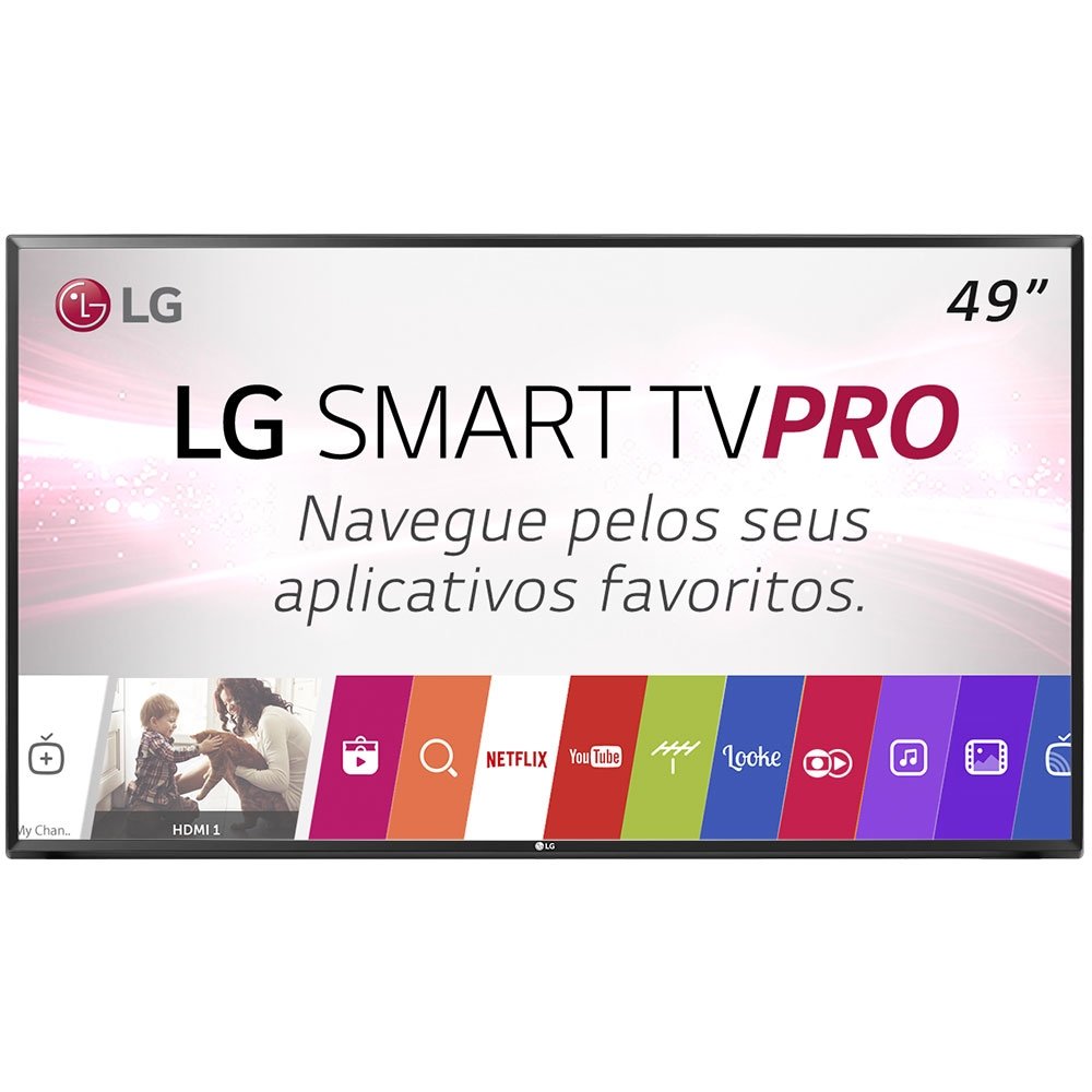 Smart TV LG PRO 49" Full HD, Conversor Digital, Wi-Fi, webOS 3.5, Som ...