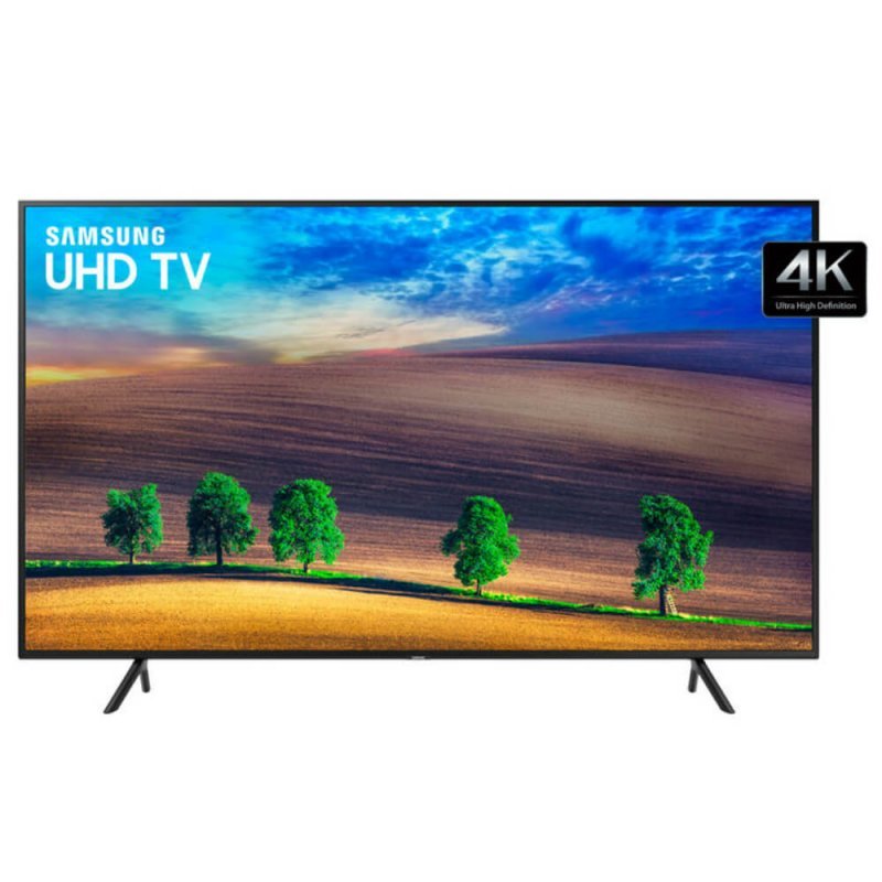 Smart TV Samsung 75" NU7100 UHD 4K, Visual Livre de Cabos, HDR Premium ...