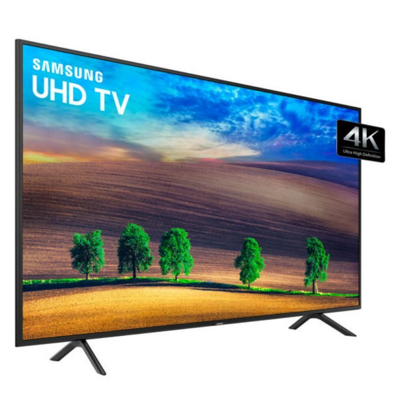 Smart TV Samsung 75" NU7100 UHD 4K, Visual Livre de Cabos, HDR Premium ...
