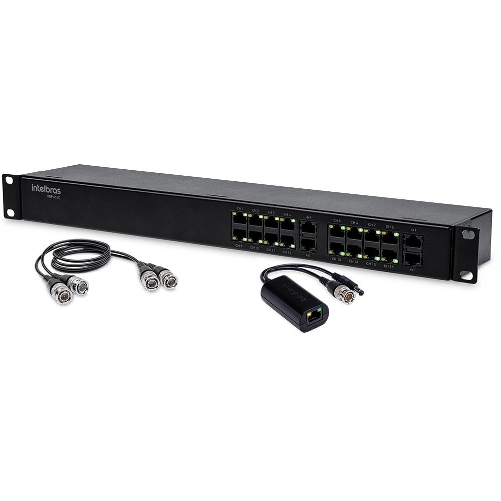 Power Balun Intelbras 16 canais - VBP A16C - Premium Informática
