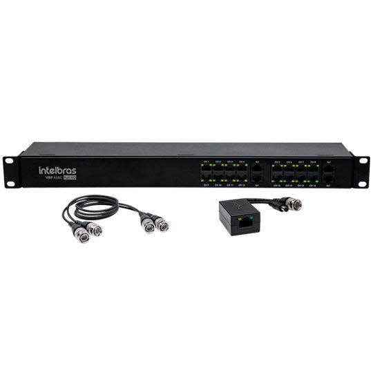 Power Balun Intelbras 16 canais Full HD - VBP A16C - Premium Informática