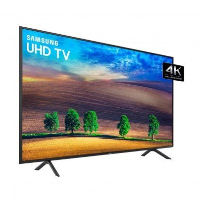 Smart TV Samsung 50" NU7100 UHD 4K, Visual Livre de Cabos, HDR Premium ...