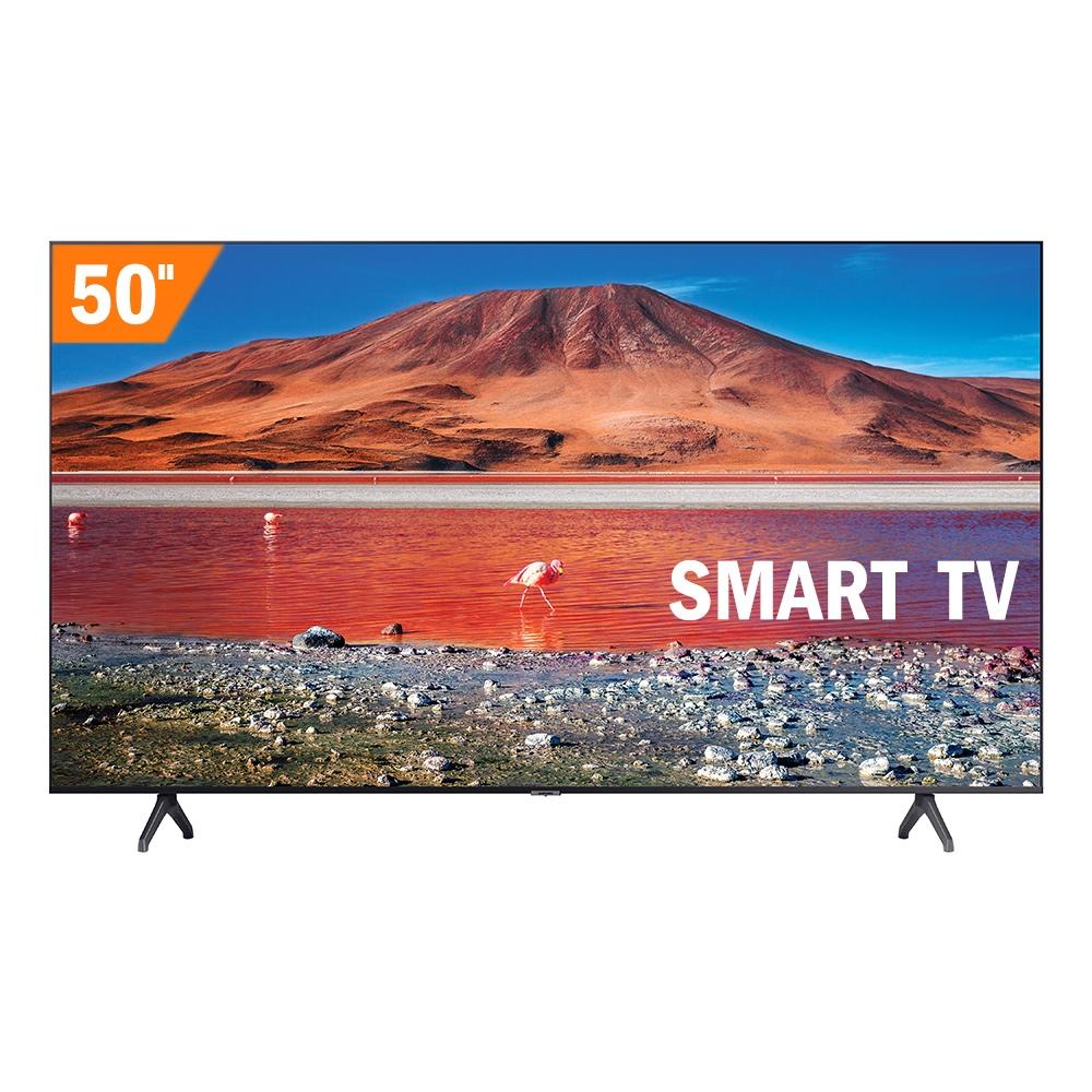 Smart TV Samsung LED 50" 4K UHD, 2 HDMI, 1 USB, Wi-Fi, Bluetooth, HDR ...