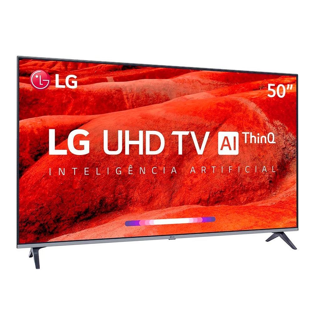 Smart TV LED 50" UHD 4K LG, HDMI, USB, Wi-Fi, Bluetooth, HDR, ThinQ AI ...
