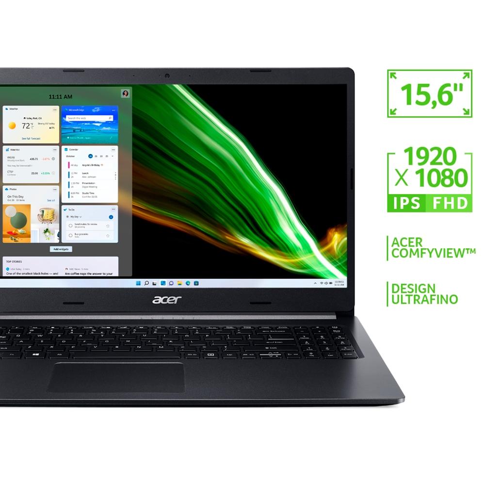 Notebook Acer Aspire 5 Intel Core i5-10210U, 8GB RAM, SSD 256GB, 15.6 ...