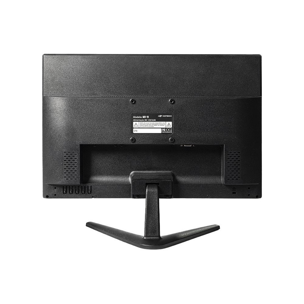 Monitor LED 19" HD, MR-19, HDMI e VGA, C3Tech - Premium Informática