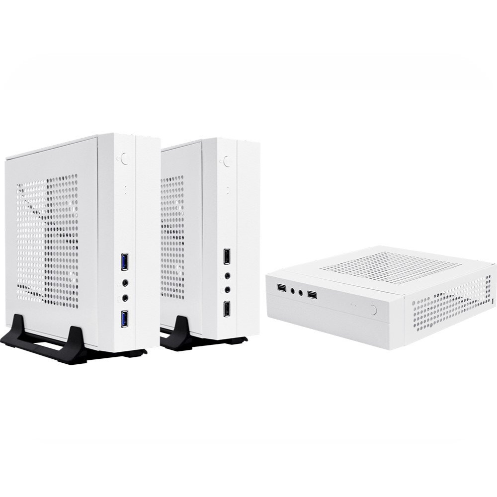 Gabinete K-Mex mini ITX com fonte - GI-228E Branco - Premium Informática