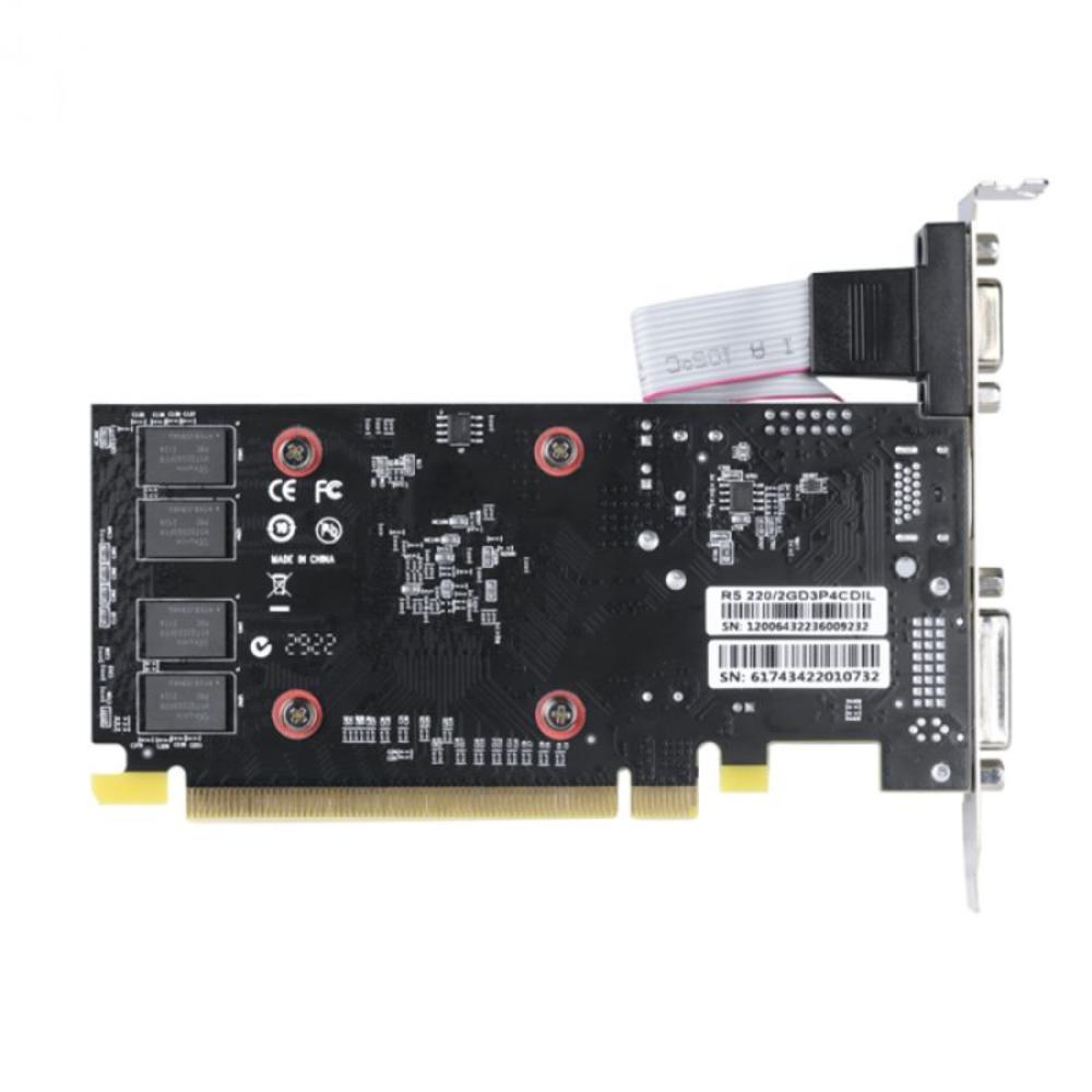 Placa de Vídeo AMD PcYes Radeon R5 220 2GB DDR3 64 Bits ...