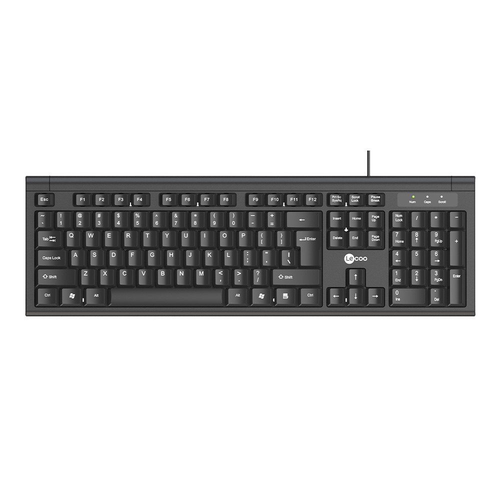 Teclado USB Lenovo Lecoo ABNT2 - KB101 - Premium Informática