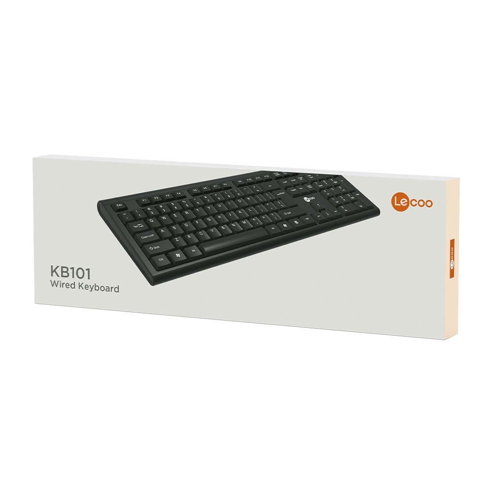 Teclado USB Lenovo Lecoo ABNT2 - KB101 - Premium Informática