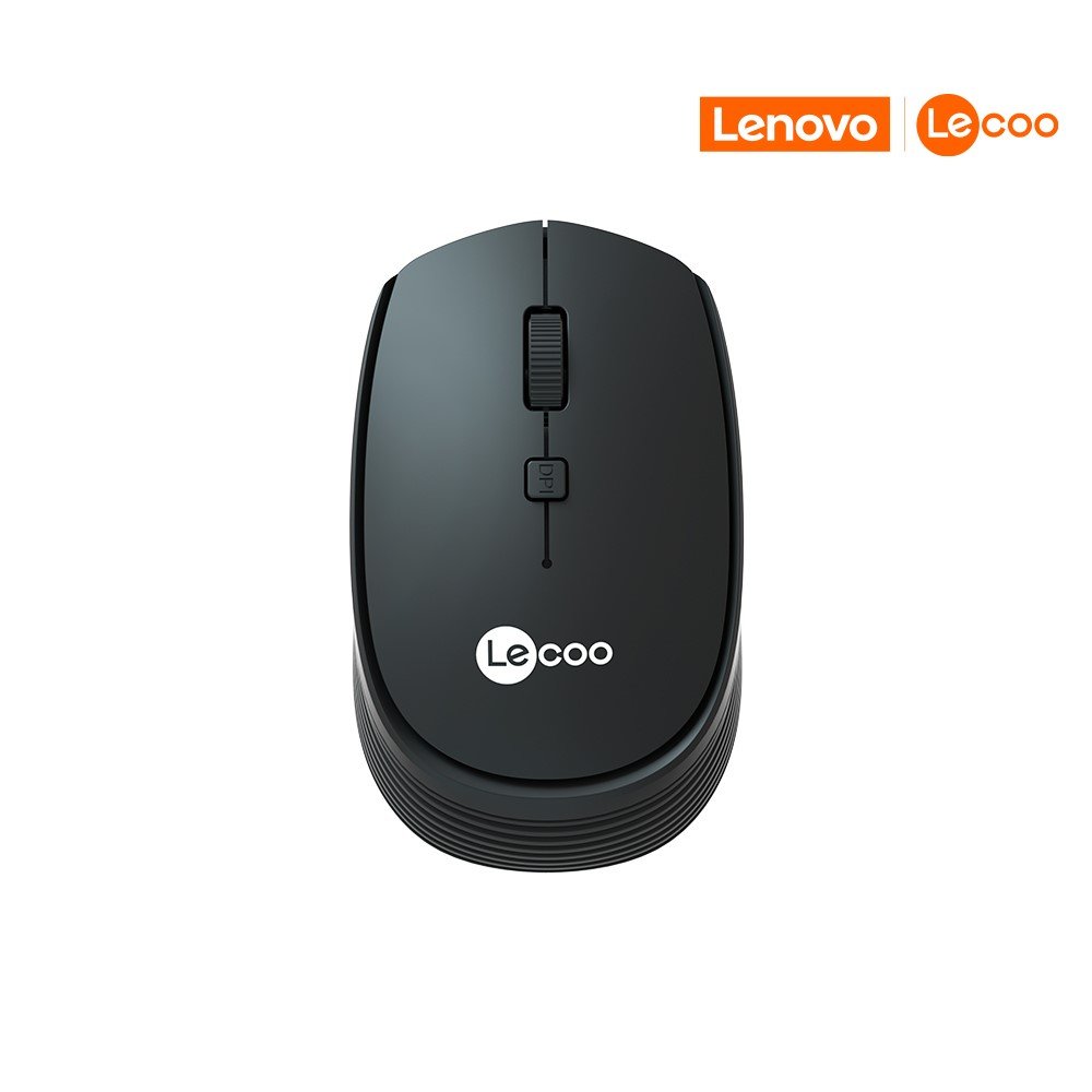 Mouse Sem Fio Lenovo Lecoo Preto - WS202 - Premium Informática