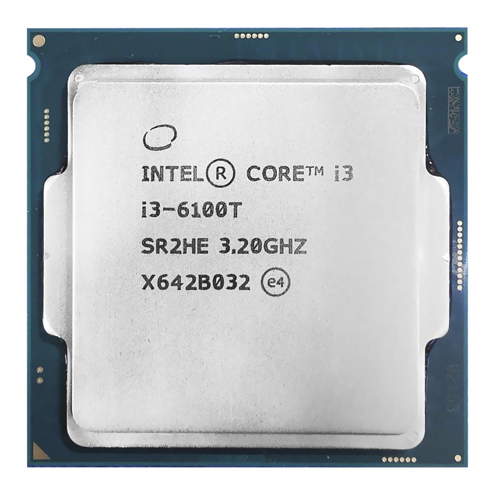 Processador Intel I3 6100T, 3.20GHz, Cache 3MB, Dual Core, 4 Threads ...