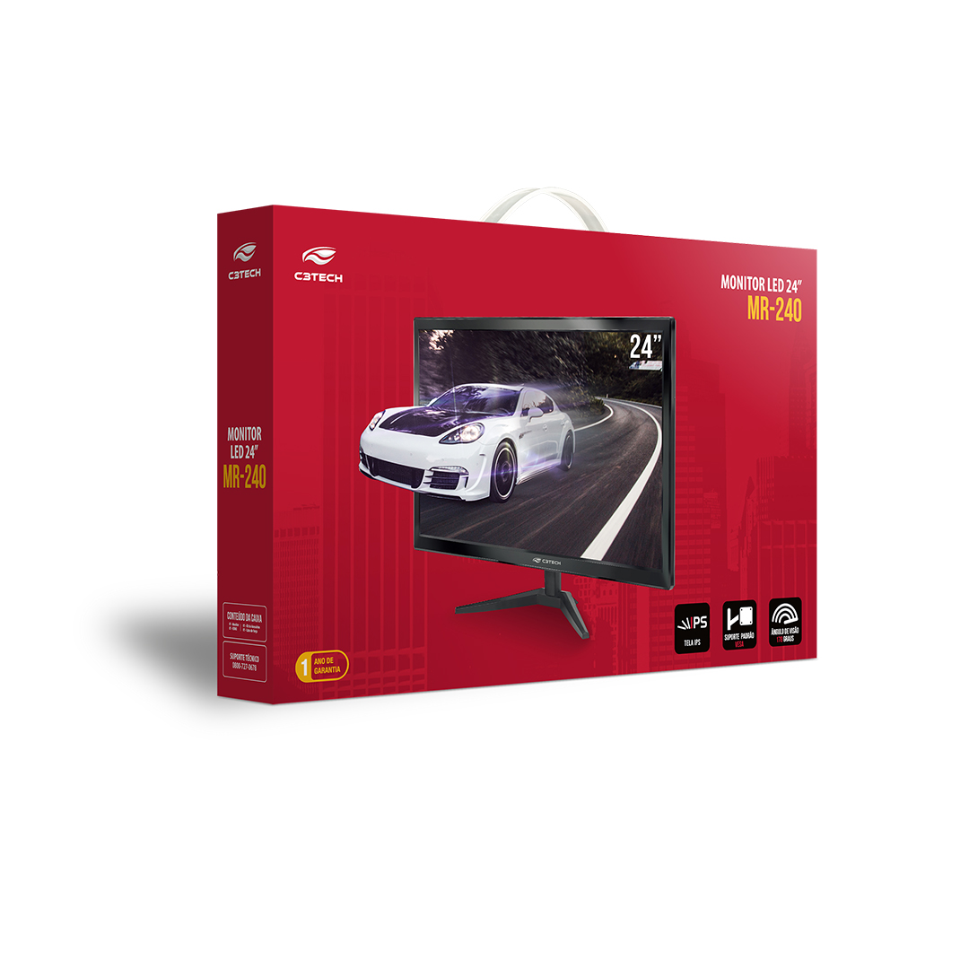Monitor LED 24 Polegadas MR-240 C3Tech - Premium Informática